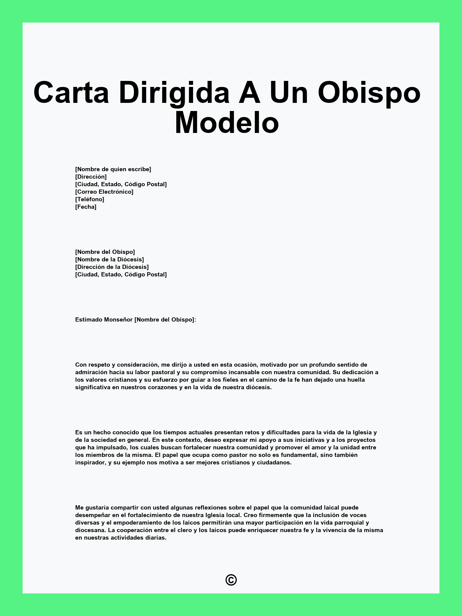 Ejemplo De Carta De Confirmación De La Iglesia